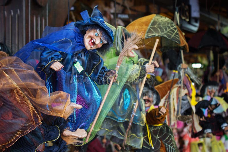 Puppet witches stock image. Image of colorful, doll, blue - 58674947