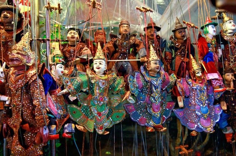 Puppets stock image. Image of ethnic, asia, doll, souvenir - 7433241