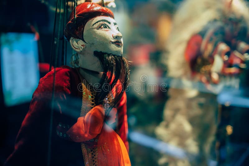 Puppets attached to string stock photo. Image of asian - 79557470