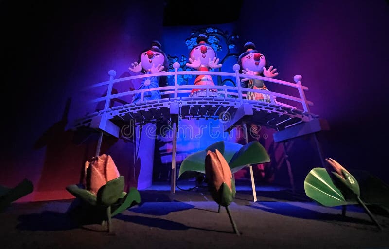 Puppets in a Festive Colourful Circus Show Stock Image - Image of ...