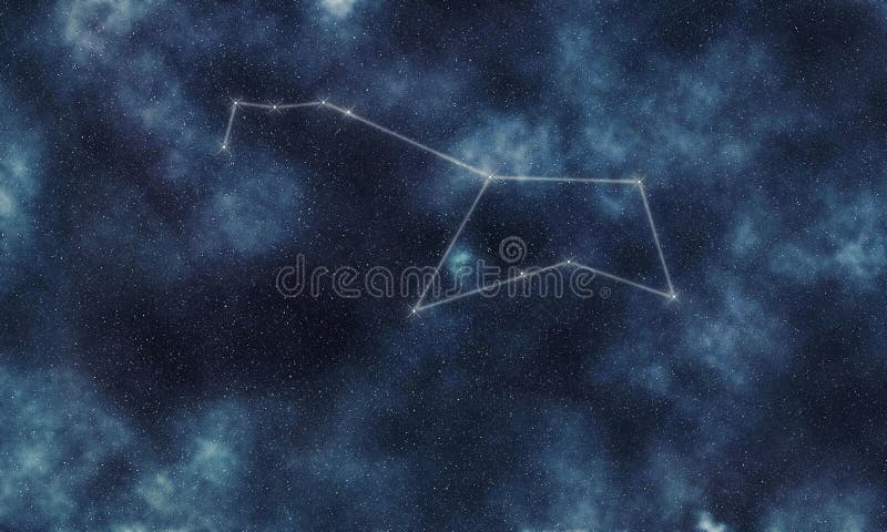 Puppis Constellation, Cluster of Stars, Poop Deck Constellation Stock ...