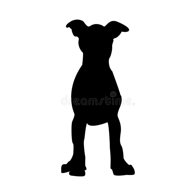 Puppy Dog Silhouette stock vector. Illustration of cute - 147531780