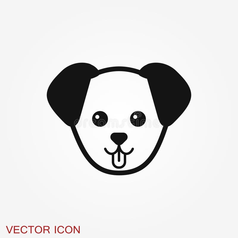 Puppy Icon. Dog Symbol. Vector Element for Your Design Stock ...