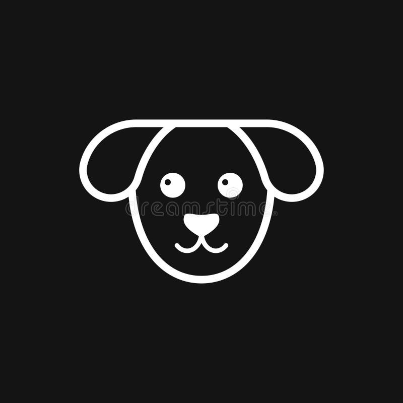 Puppy Icon. Dog Symbol. Vector Element for Your Design Stock Vector ...