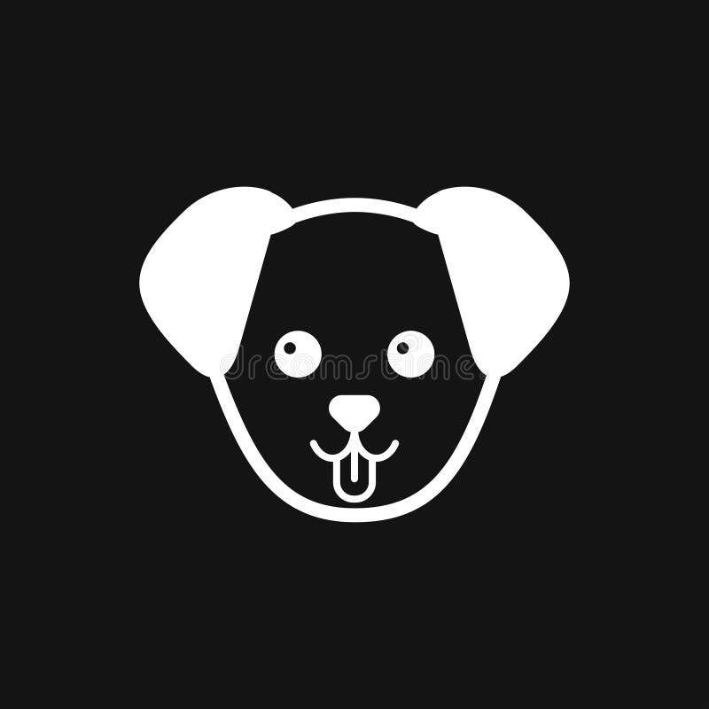 Puppy Icon. Dog Symbol. Vector Element for Your Design Stock Vector ...