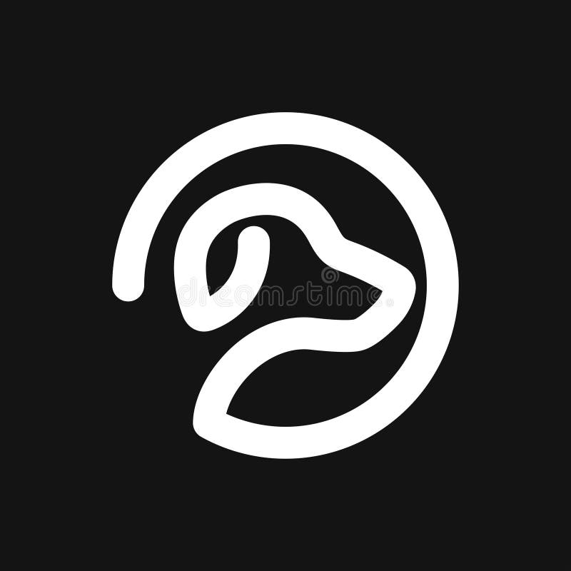 Puppy Icon. Dog Symbol. Vector Element for Your Design Stock Vector ...