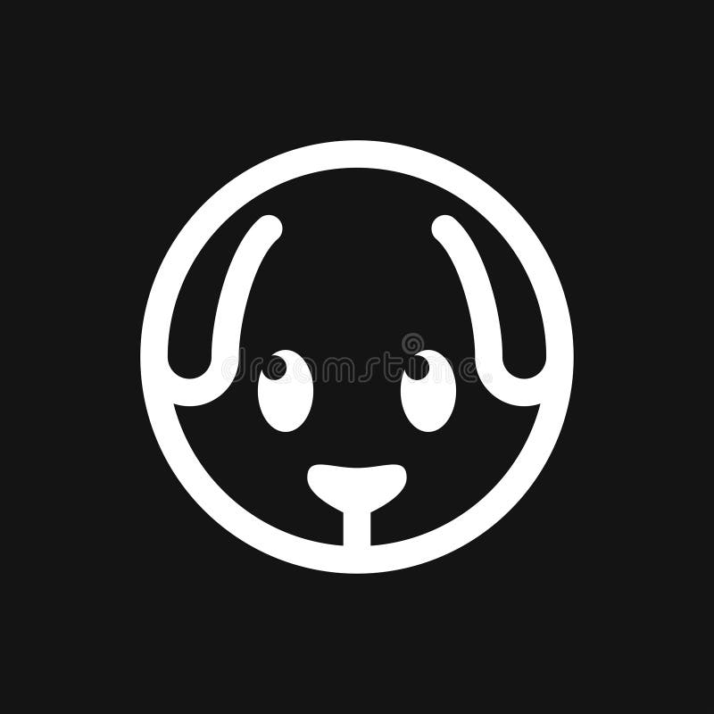 Puppy Icon. Dog Symbol. Vector Element for Your Design Stock Vector ...