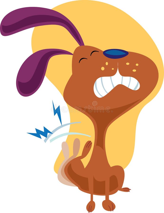 Dog Scratching Clipart
