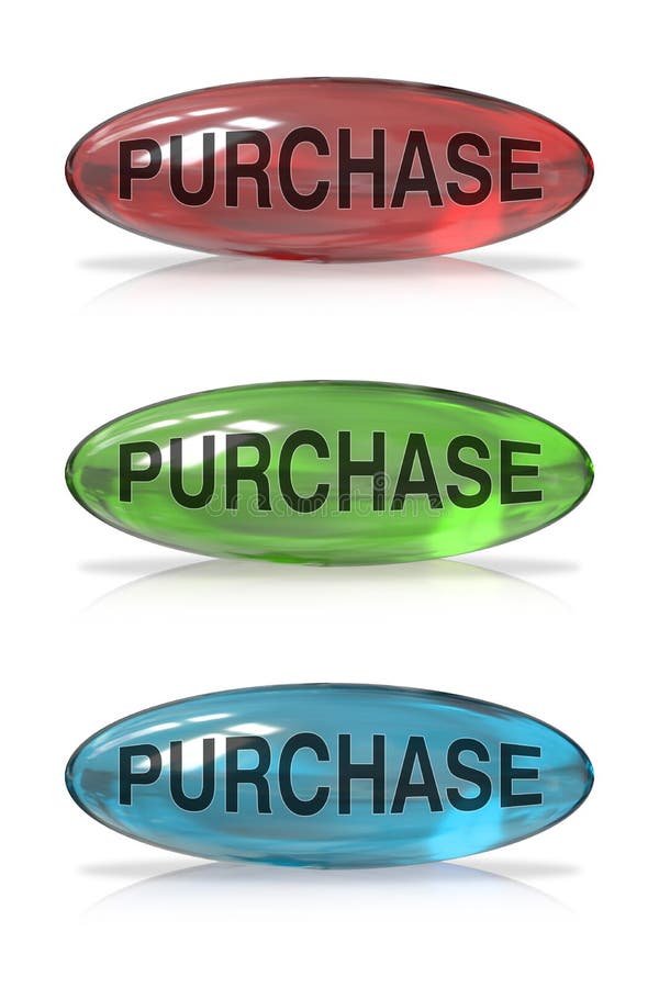 Purchase button stock illustration. Illustration of design - 116564600