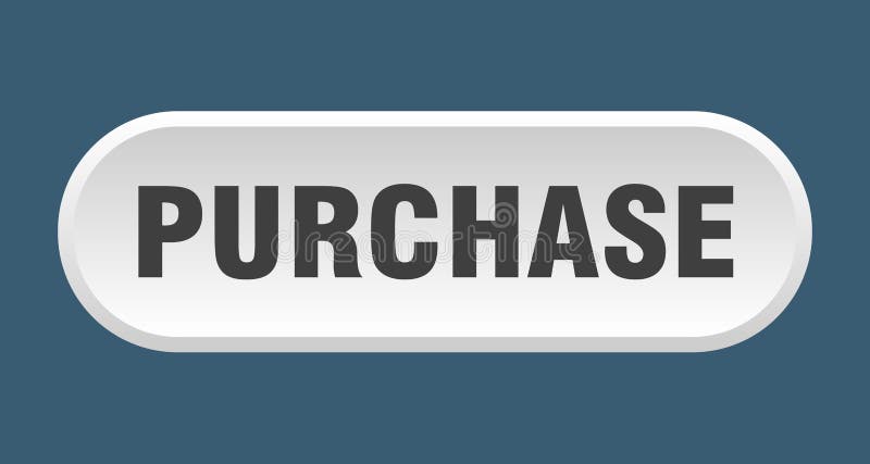 Purchase Button. Rounded Sign on White Background Stock Vector ...