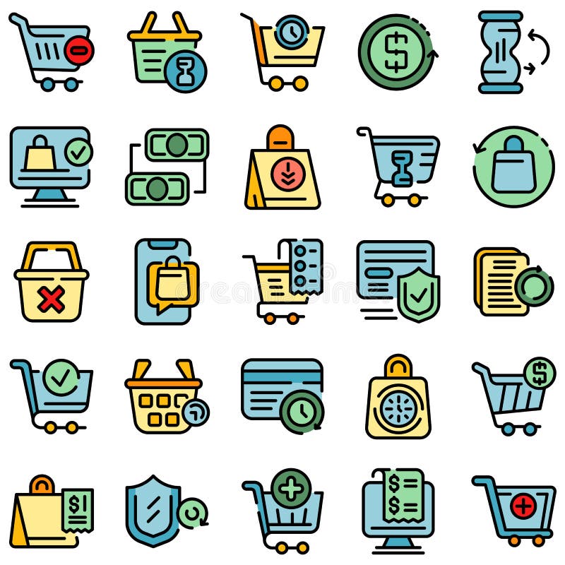 Purchase History Icon, Outline Style Stock Vector - Illustration of ...