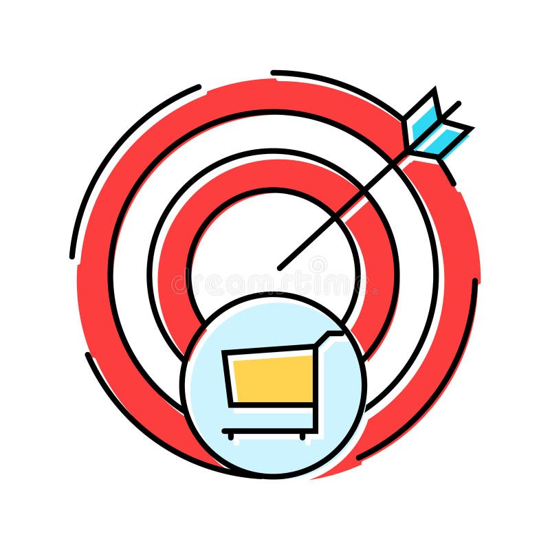 Purchase Intention Consumer Behavior Color Icon Vector Illustration ...