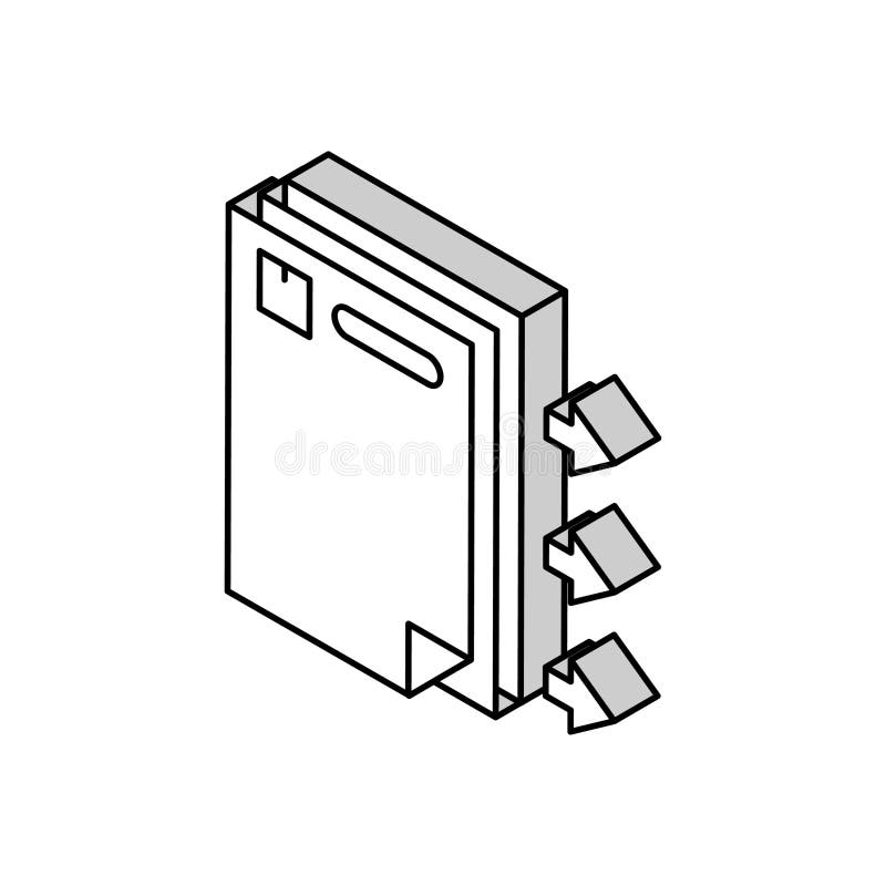 Purchase Requisition Isometric Icon Vector Illustration Stock Photo ...