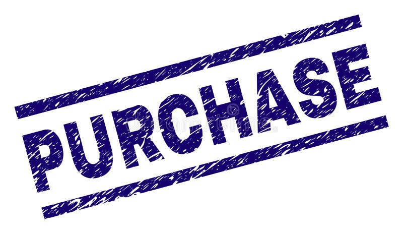 Grunge Textured PURCHASE Stamp Seal Stock Vector - Illustration of ...