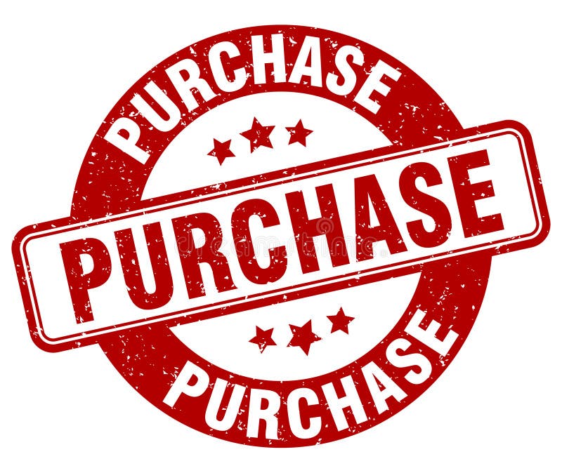 Purchase Stamp. Purchase Label. Round Grunge Sign Stock Vector ...