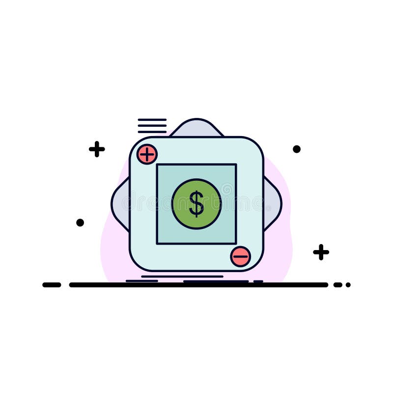 Purchase, Store, App, Application, Mobile Flat Color Icon Vector Stock ...