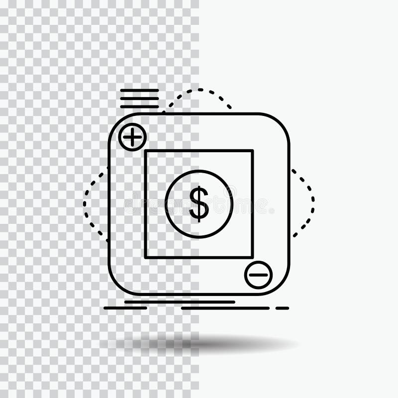Purchase, Store, App, Application, Mobile Line Icon on Transparent ...