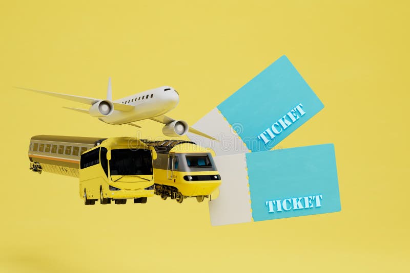 Purchase of Tickets for Travel by Different Transport. Plane, Train and ...
