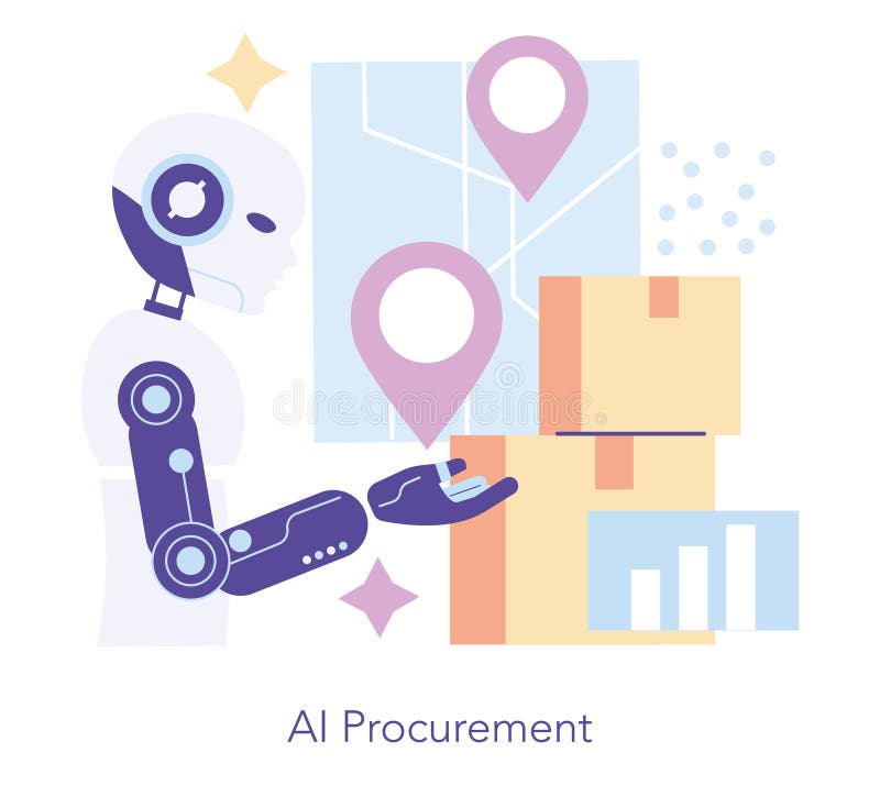 Purchasing Innovation. Flat Vector Illustration Stock Vector ...