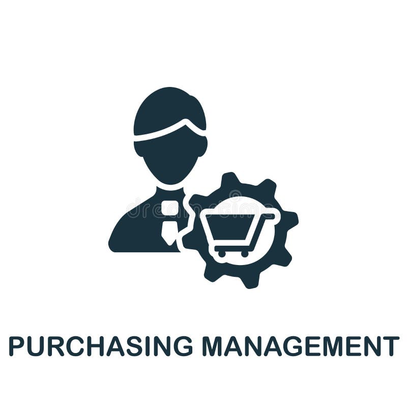 Purchasing Management Icon. Simple Element from Company Management ...