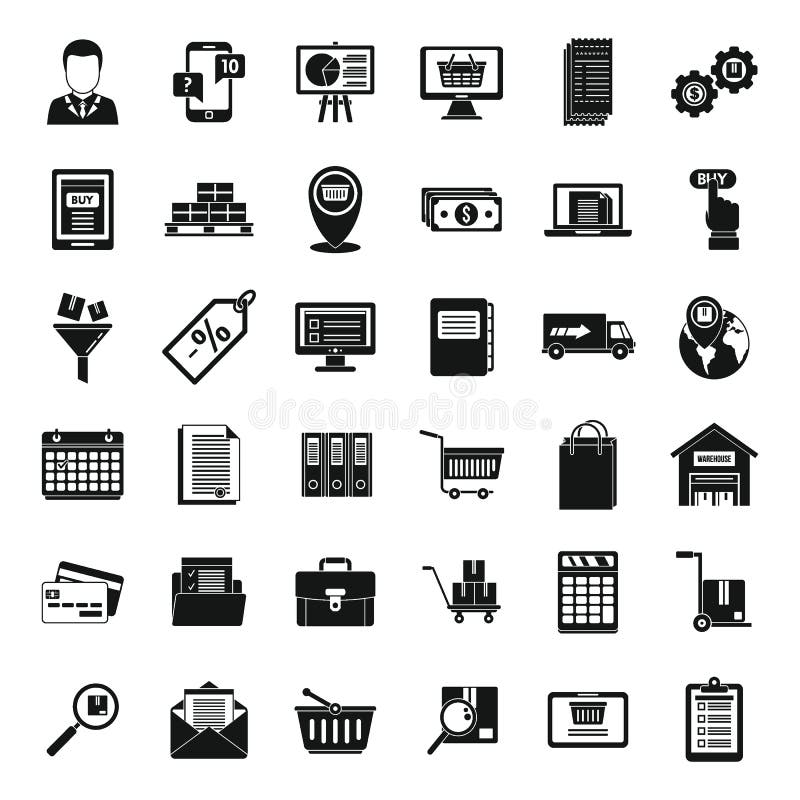 Purchasing Manager Icons Stock Illustrations – 99 Purchasing Manager ...