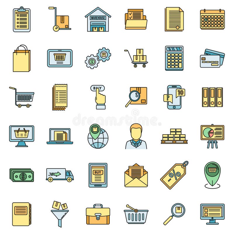 Purchasing Icons Stock Illustrations – 4,494 Purchasing Icons Stock ...