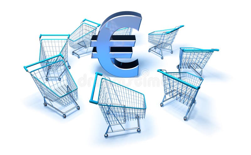 Purchasing power stock illustration. Illustration of groceries - 4486587