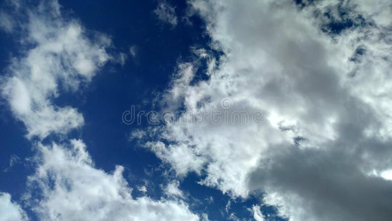 The Pure African Sky and Its Pure White Clouds Stock Photo - Image of ...