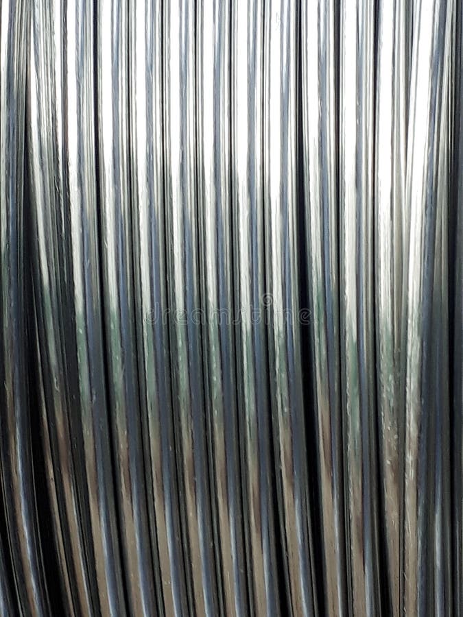 Pure Aluminium Wire Spool for Metlizing Stock Photo - Image of close ...