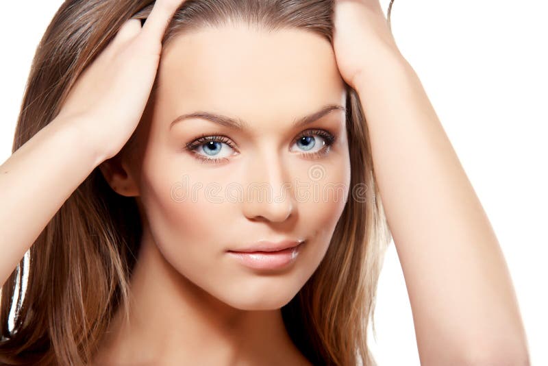 Pure beauty stock image. Image of face, cute, beautiful - 15409357