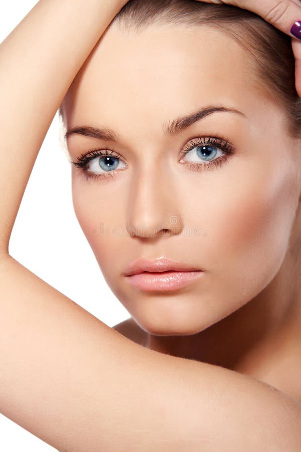 Pure beauty stock photo. Image of glamour, female, close - 15409368