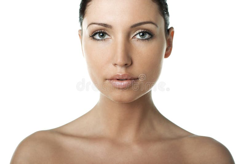 Pure stock image. Image of model, expression, natural - 8194605