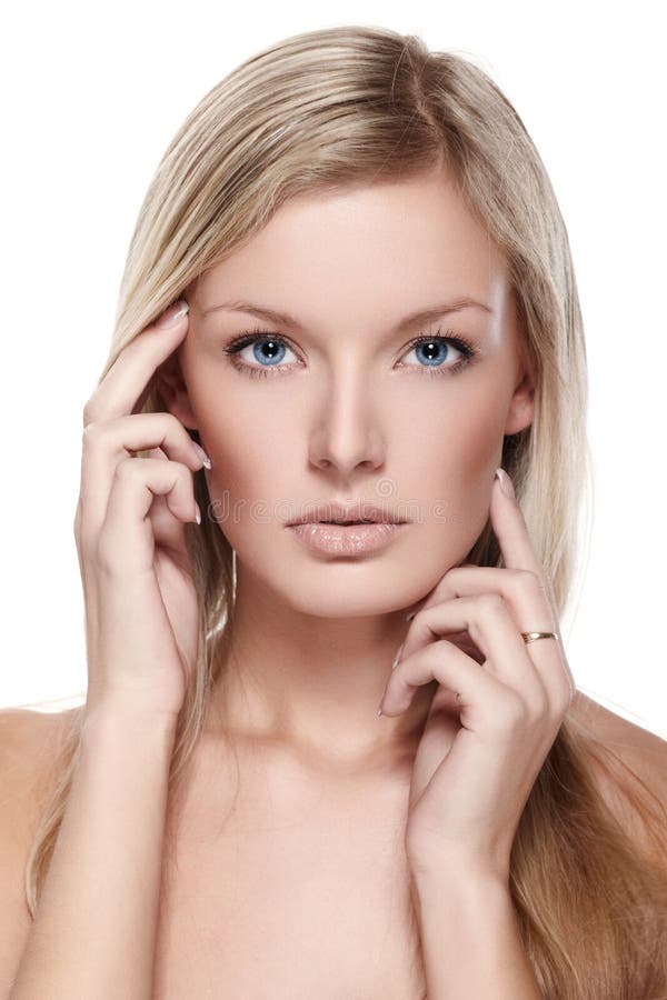 Scandinavian beauty stock photo. Image of glam, blonde - 12264960