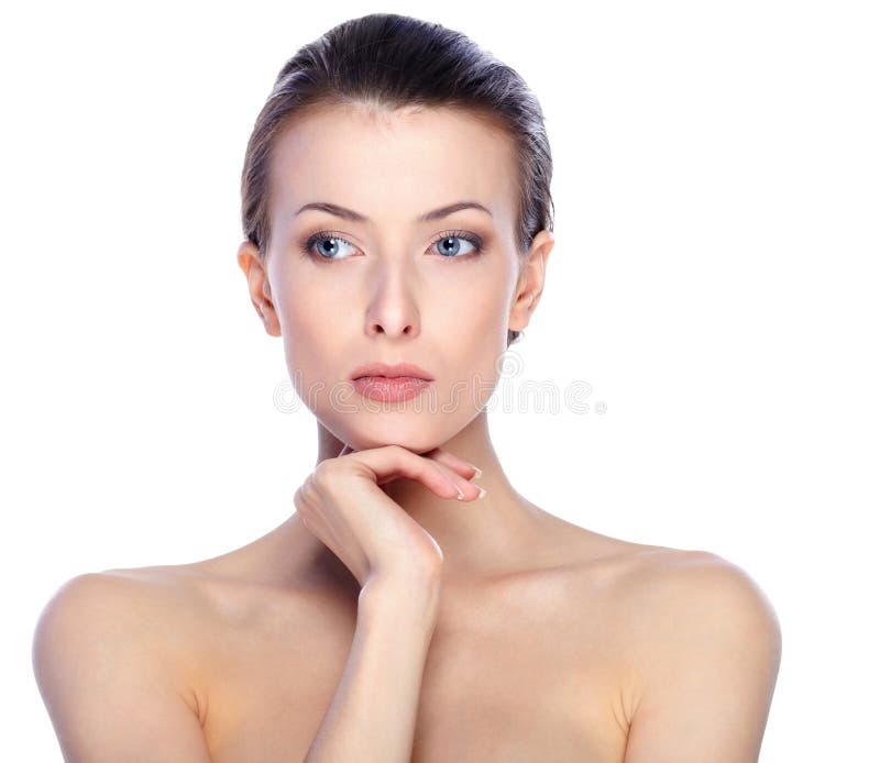 Pure beauty stock image. Image of human, cute, face, caucasian - 22235711