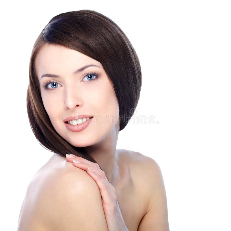 Pure beauty stock photo. Image of headshot, human, hand - 23141844