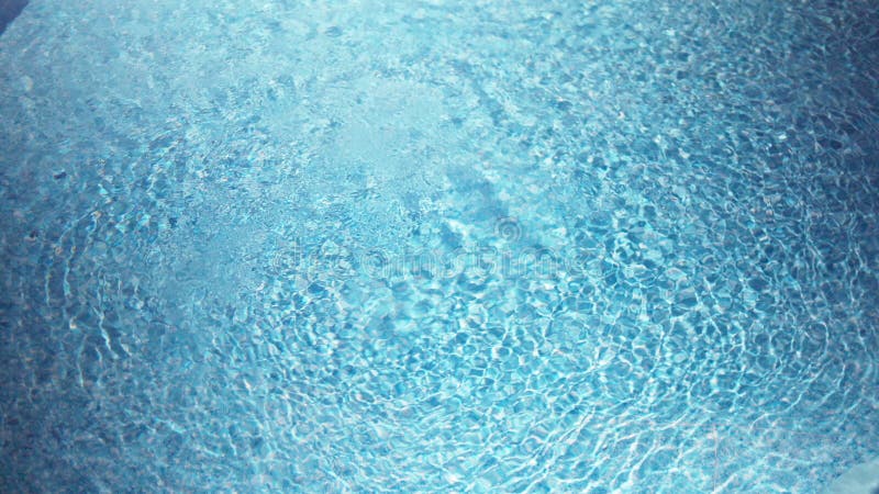 Pure Blue Water in Pool with Light Reflections Stock Video - Video of ...