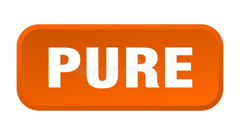 Pure Button. Pure Square 3d Push Button Stock Vector - Illustration of ...
