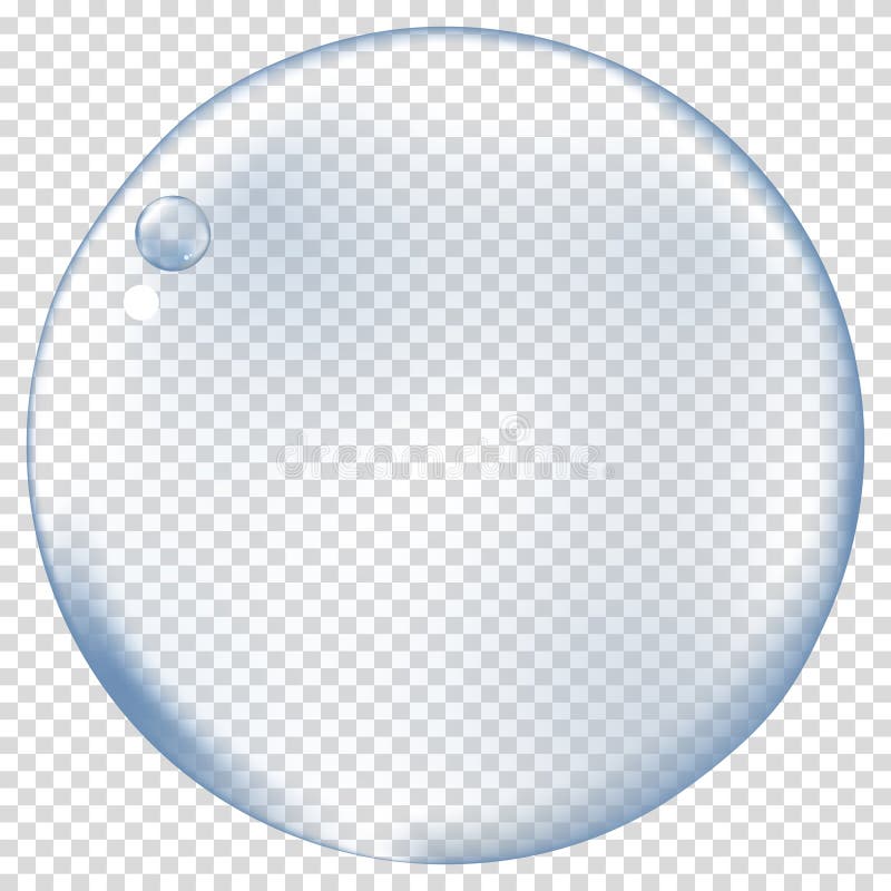 Pure Clear Water Drop on Transparent, Vector Illustration Isolated ...