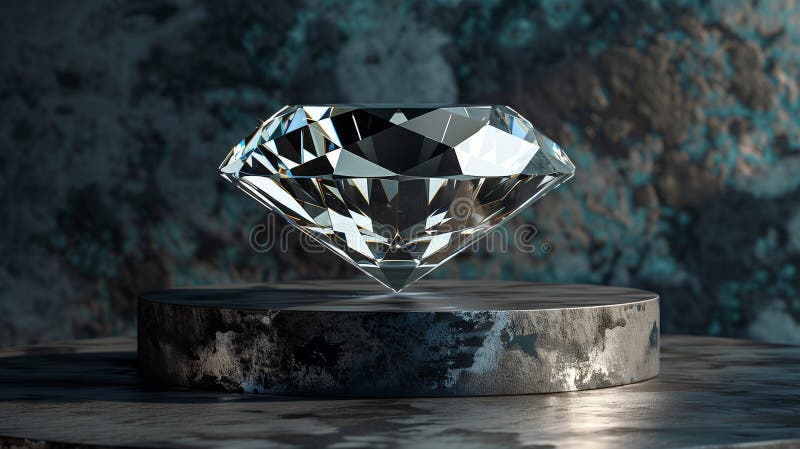 Pure Diamond Background, Generative AI Stock Illustration ...