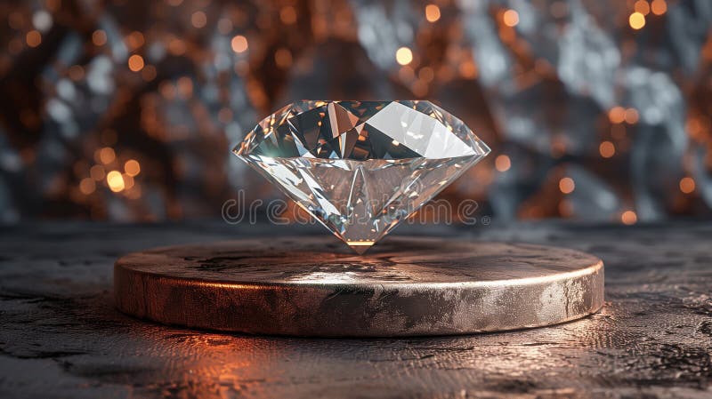 Pure Diamond Background, Generative AI Stock Illustration ...