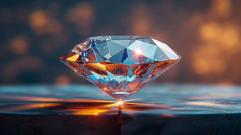 Pure Diamond Background, Generative AI Stock Illustration ...