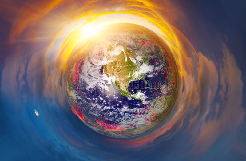 Pure Earth stock photo. Image of sunrise, planetarium - 42657656