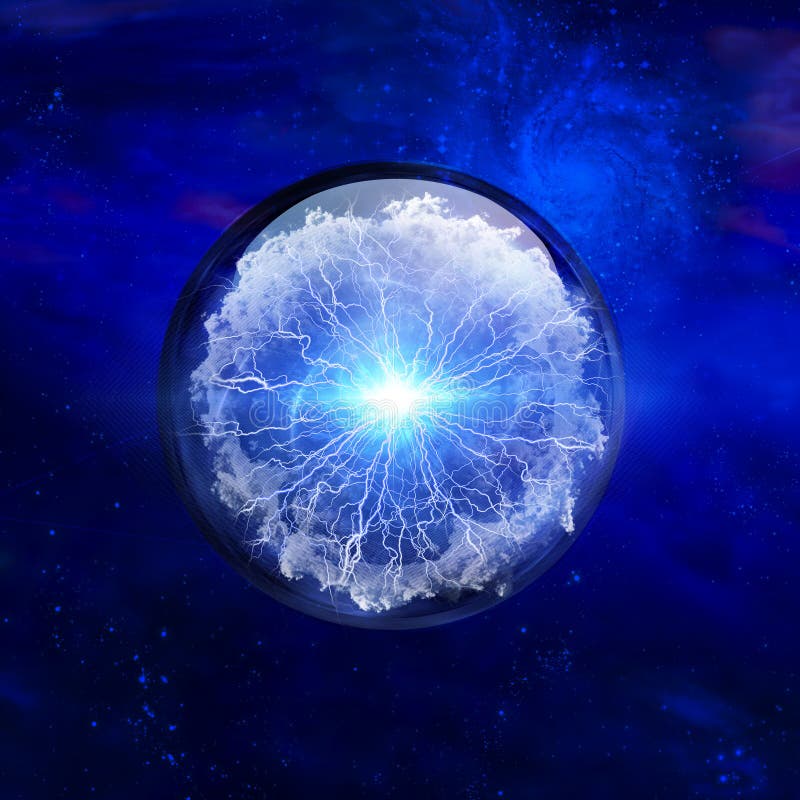 Pure energy stock illustration. Illustration of blue - 138353063