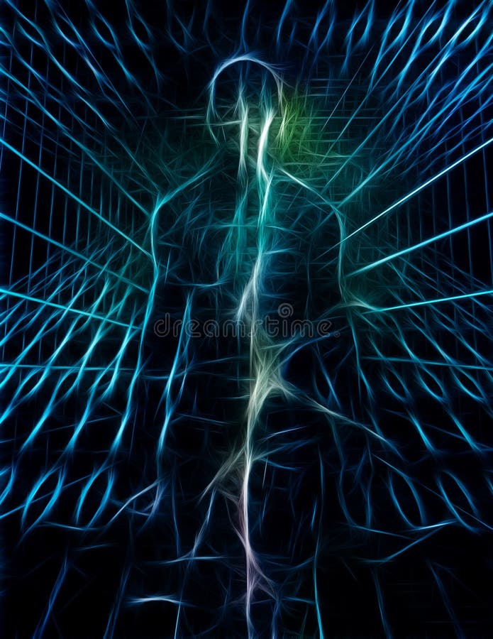 Pure Energy Flows Background Set Stock Vector - Illustration of blue ...