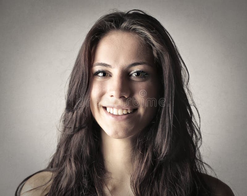 Pure face stock photo. Image of brunette, teenager, face - 55245252