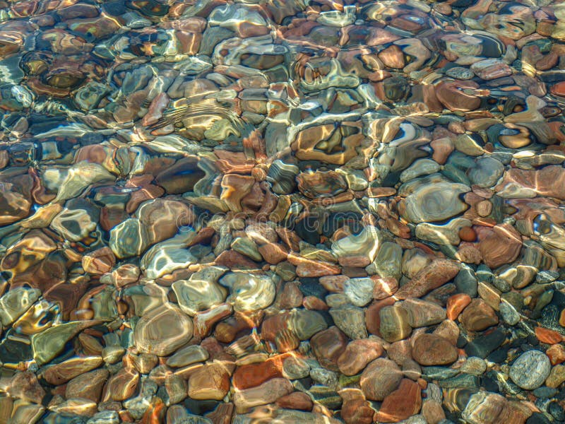 Pure Fresh Water of Lake Superior, on, Canada Stock Photo - Image of ...