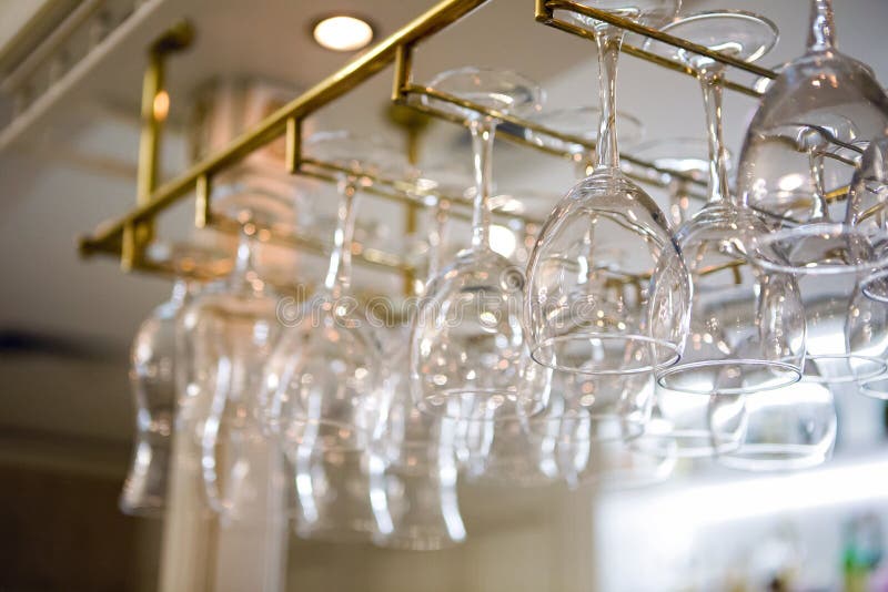 Pure glasses stock image. Image of clean, objects, table - 16749873