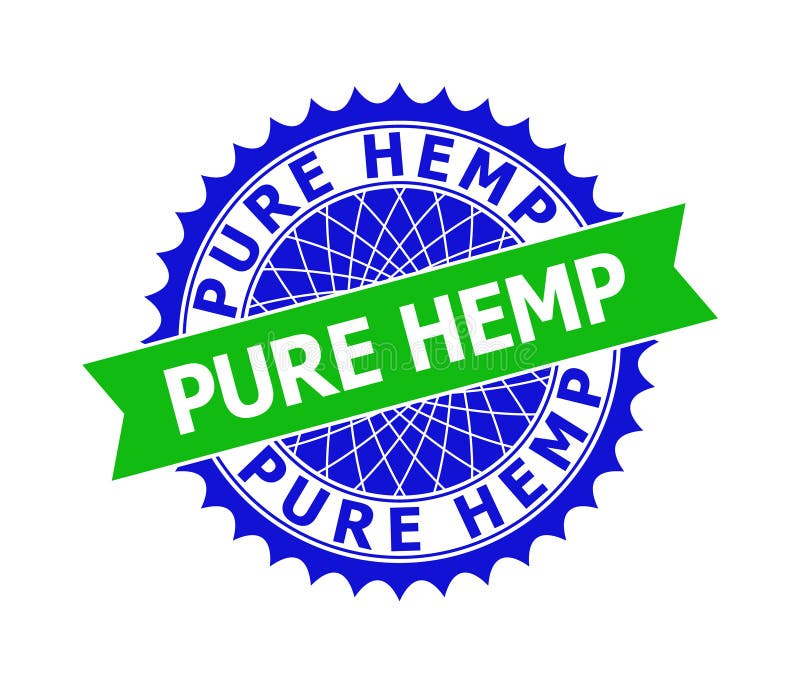 PURE HEMP Bicolor Clean Rosette Template for Watermarks Stock ...