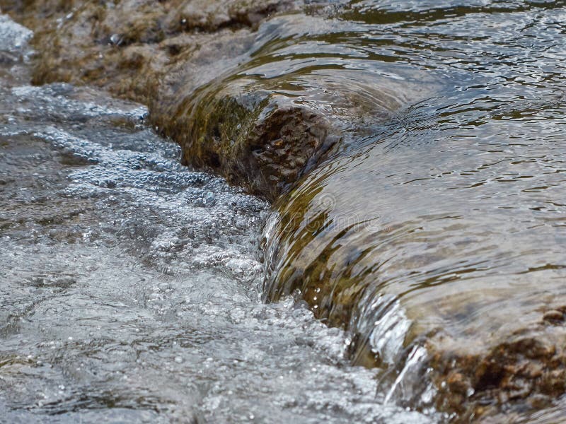 Pure Mountain River. Drinking Water Stock Image - Image of destination ...