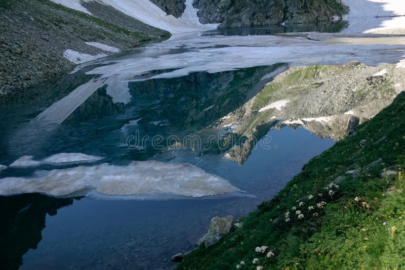 Pure Mountain Water.Rivers Beginning. Stock Image - Image of panoramic ...